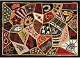 Amazon.com: M C G Textiles Heritage Rug Hooking Screen, 20-Inch by 27-Inch, Victorian Patches ...