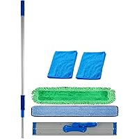 Amazon.com: Real Clean 48 inch Commercial Microfiber Mop Kit : Health ...