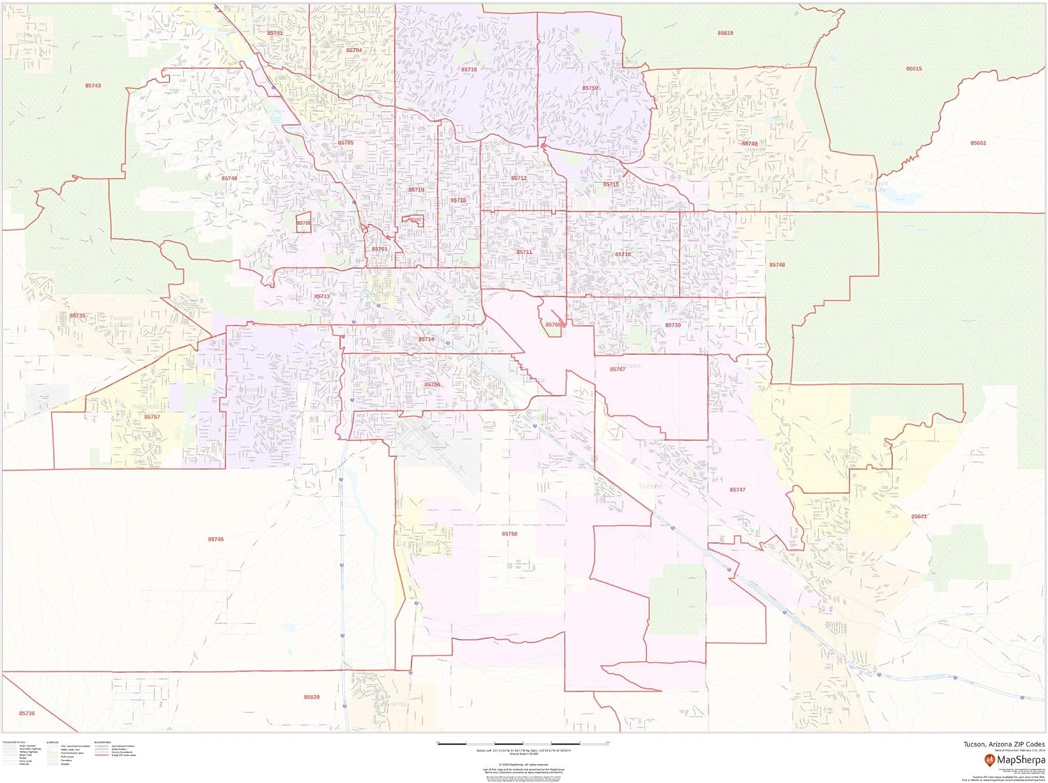 Tucson Zip Code Map Printable Tucson Zip Code Map Printable