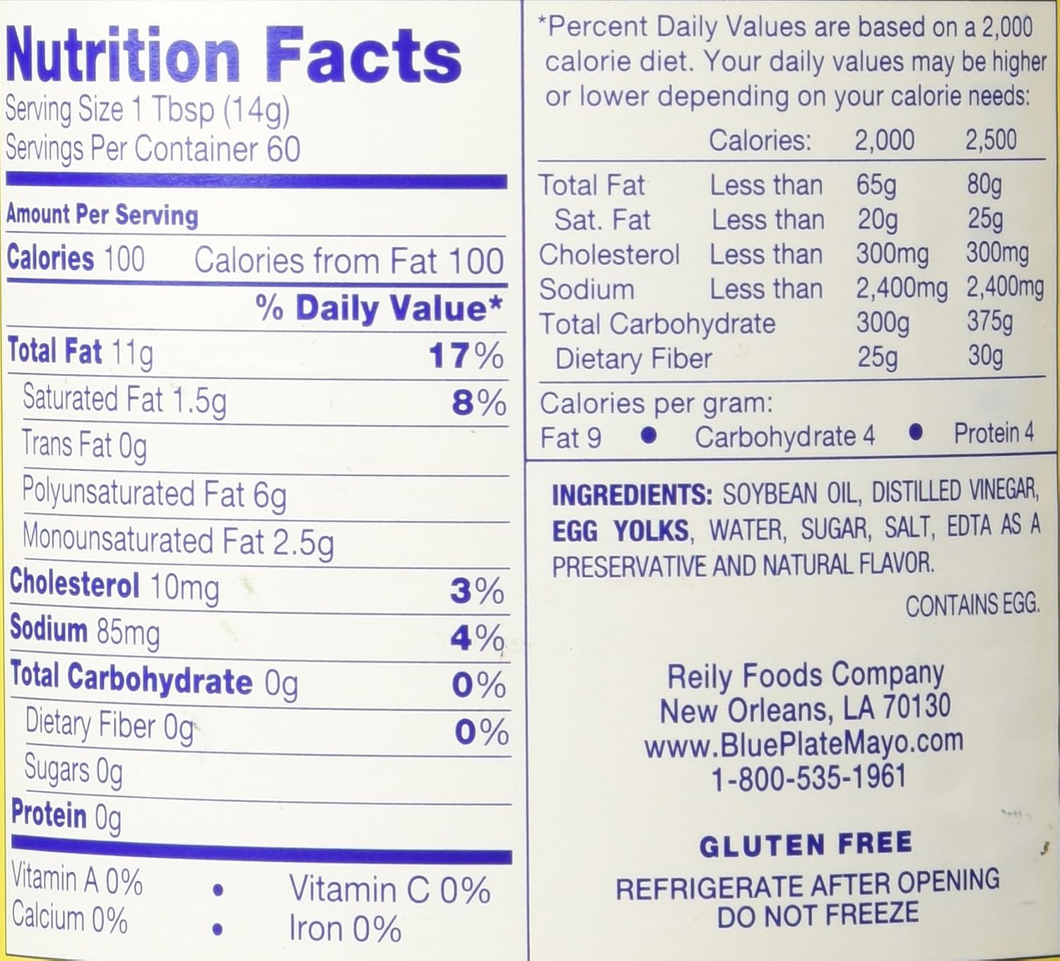 Mayonnaise Nutrition Label Besto Blog Mayonnaise Nutrition Label Besto Blog