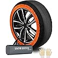 Amazon.com: Automotive Snow Socks for Tires, Tire Socks For Snow ...