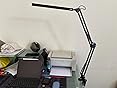 LED Desk Lamp with Clamp, Swing Arm Desk lamp, Adjustable Desk Light ...