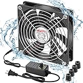 Amazon.com: WDERAIR 120mm x 25mm Small IP67 Waterproof Computer Cooling ...