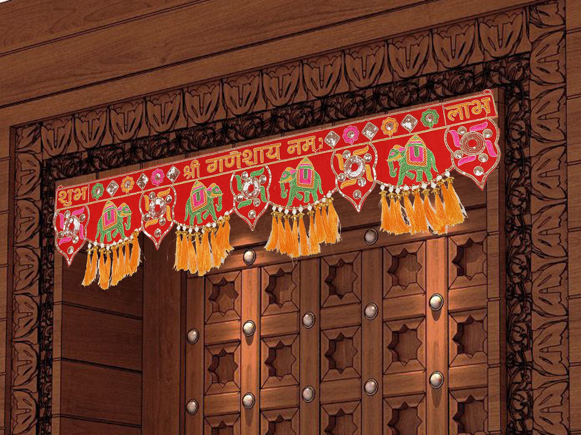 Mua Bandarwal Toranam for Door Entrace Diwali/Navratri Bandhanwar Fancy ...