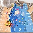 Amazon.com: AKASISRUG Kid Rugs for Playroom,78.7"X59" ABC Alphabet ...