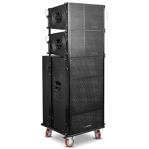 Sound Town ZETHUS Series Powered Line Array Speaker System with Dual 15 ...