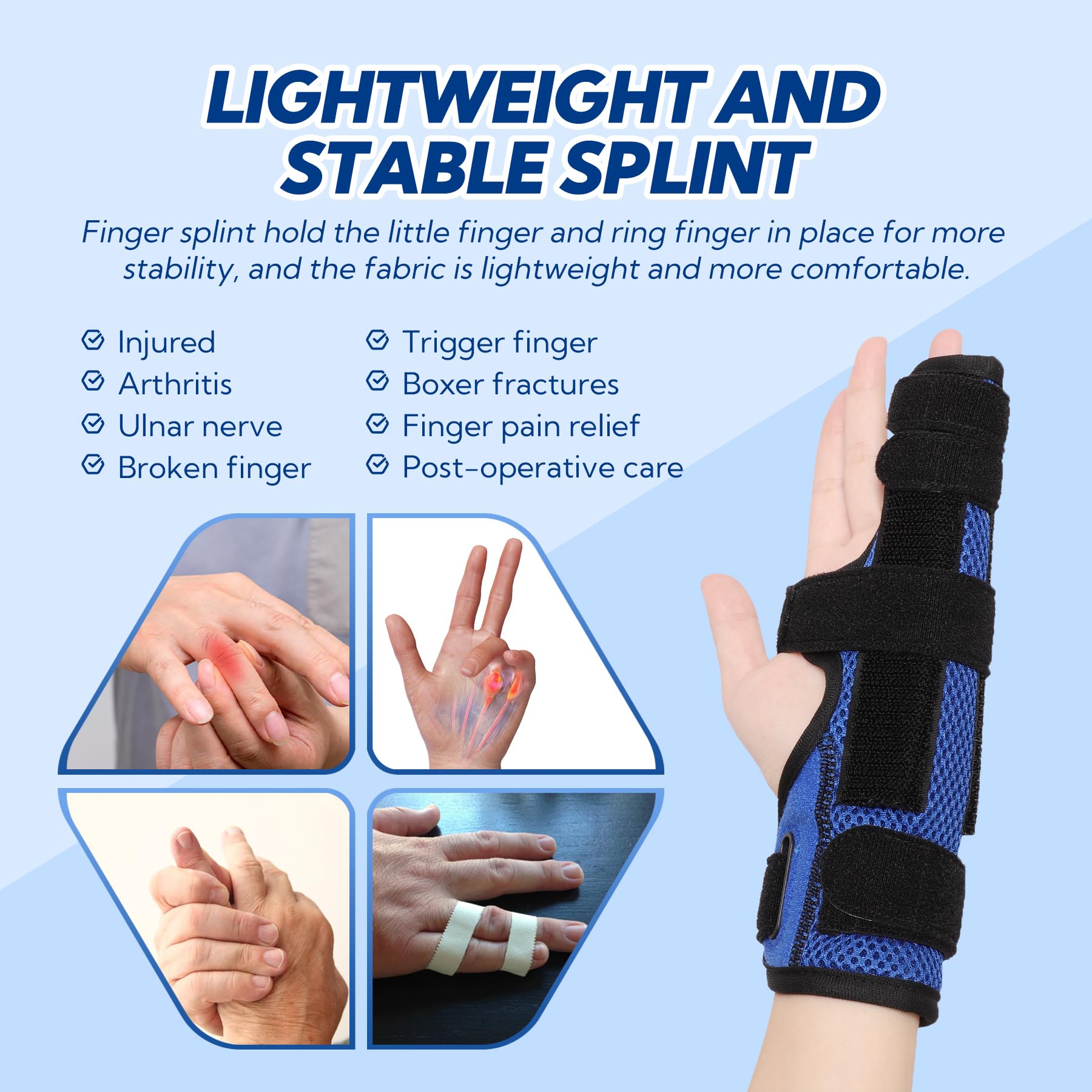Mua Pinky Finger Splint, Trigger Finger Splint for Ring Finger, 4th or ...