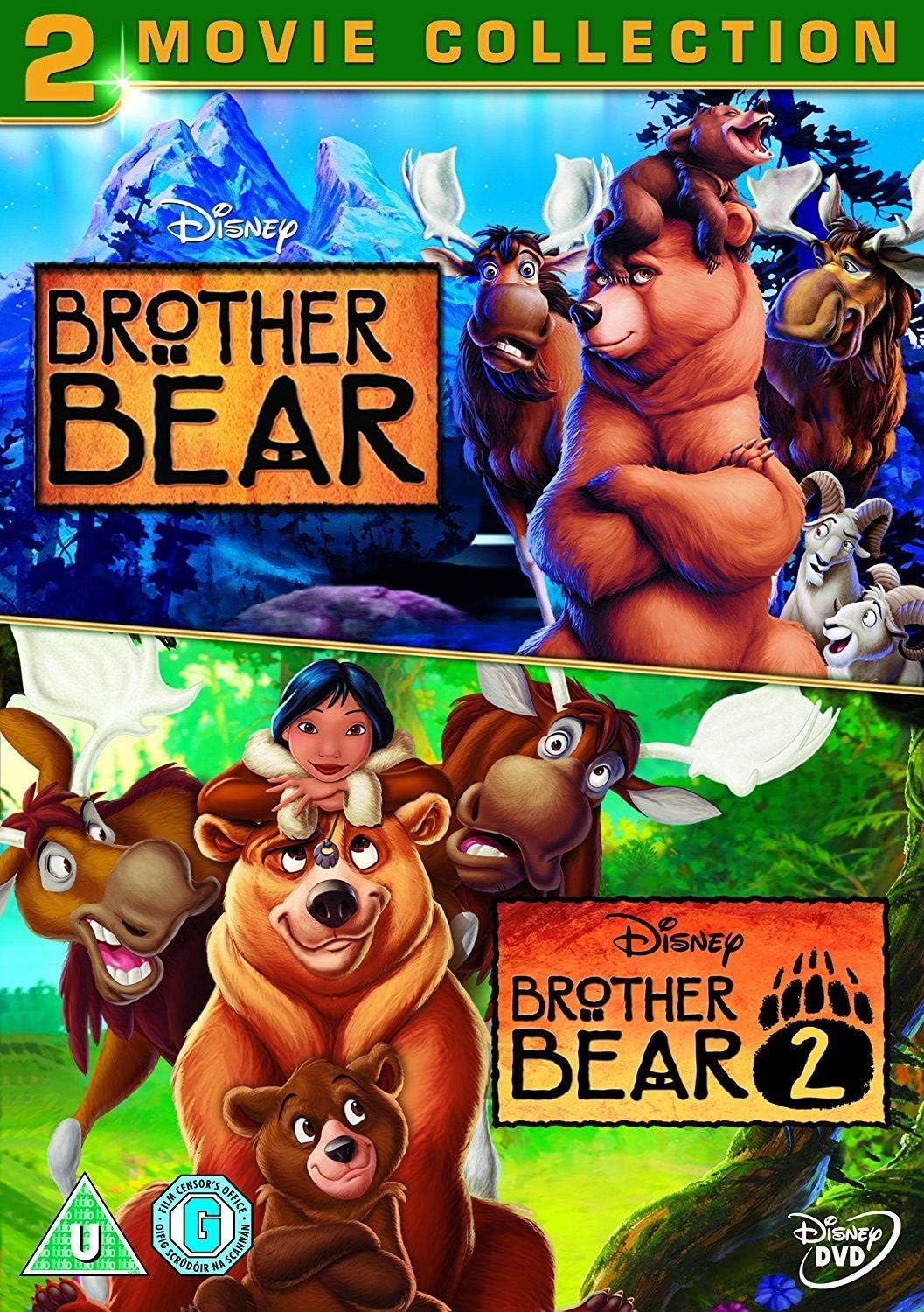 2 Movie Collection: Brother Bear / Brother Bear 2 [DVD]: Amazon.ae