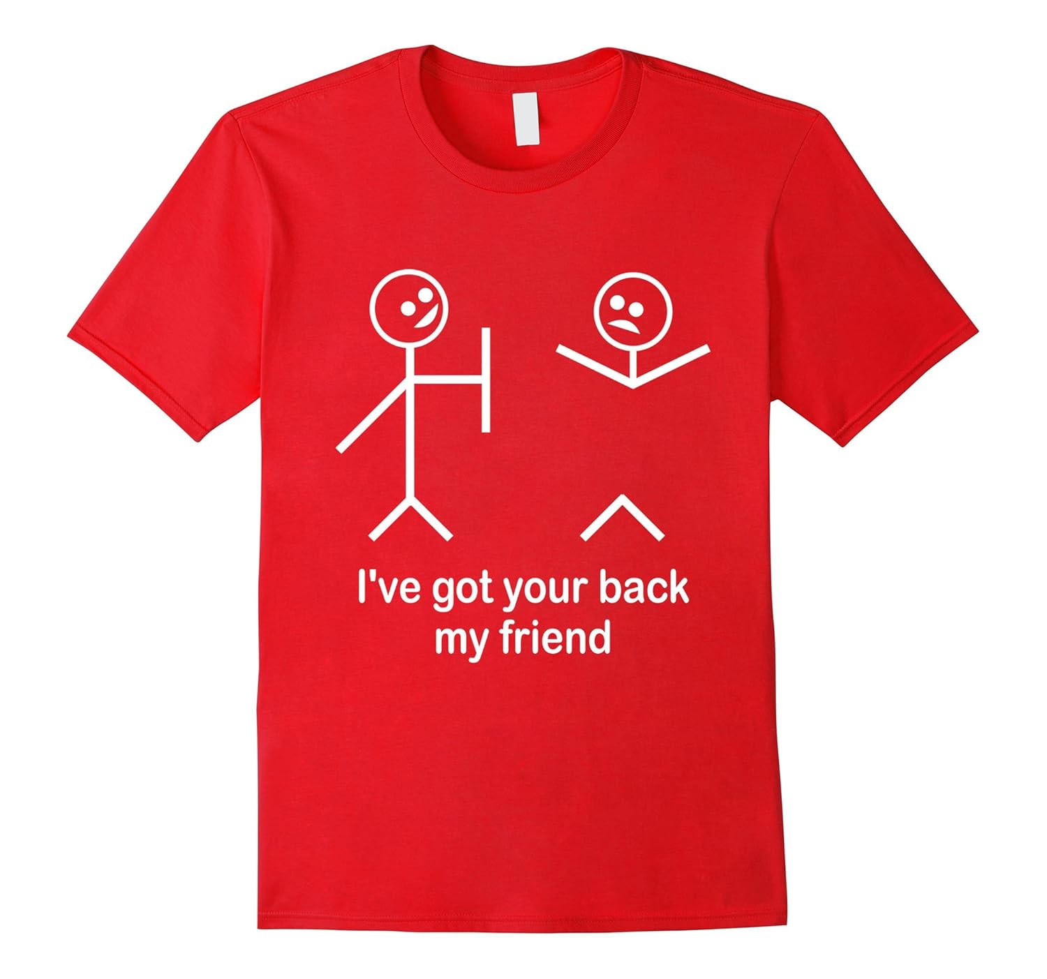 I Got Your Back Stick Figure