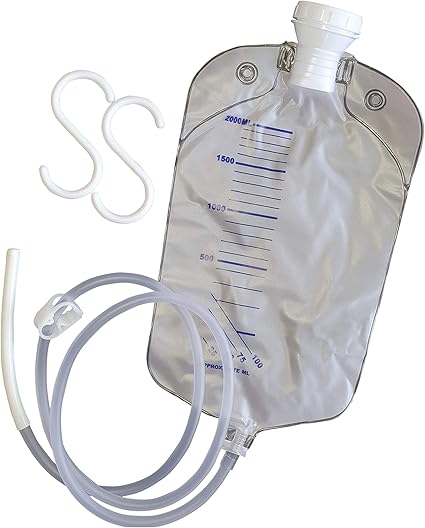 Home Enema kit Colonic Irrigation 2 Litre Bag Detox Klinicdocs: Amazon ...