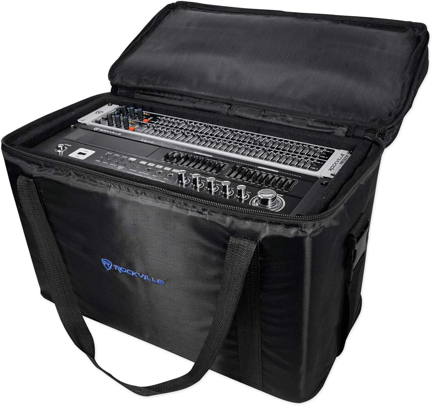 Amazon.com: Rockville 5U Rack Bag Double-Sided Case with 12" Depth ...
