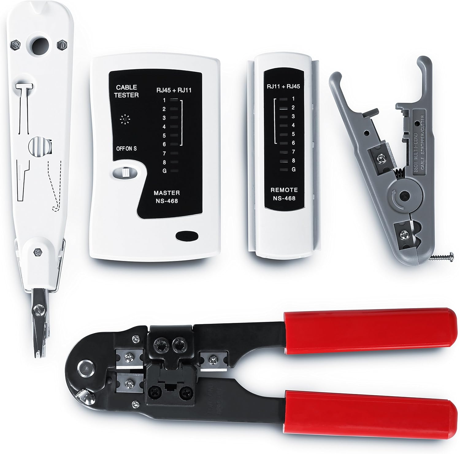 CSL – Network Cable Tester for RJ45 RJ11 cable – Patch cable tester ...