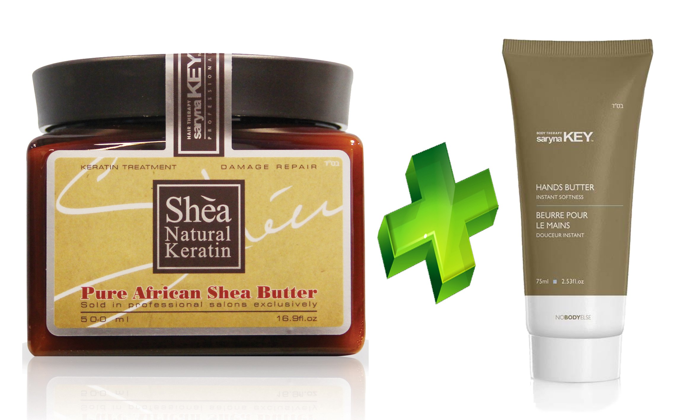 Amazon.com : Saryna Key Hair Products Kit, Shea Butter, Shampoo & Shea ...