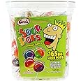 Kerr's Lollipops Double Fruit Big Sour Pops - 165 Count, 1.5KG : Amazon ...