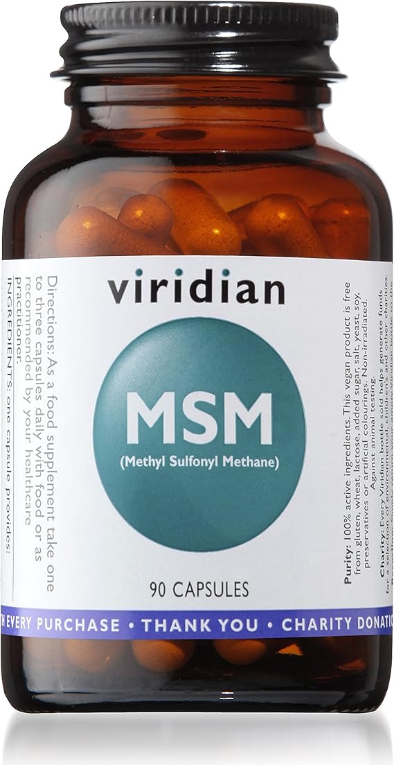 Viridian MSM (Methyl Sulfonyl Methane) Capsules 90: Amazon.co.uk ...