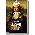 Amazon.com: Keep Calm and Love Art - Mona Lisa with Crown - NEW ...