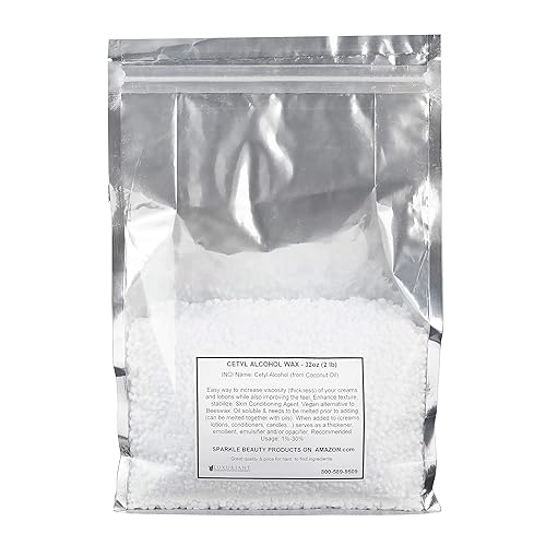 Cetyl Alcohol Wax Esters-Natural-32 oz in Kuwait | Whizz Soap Making