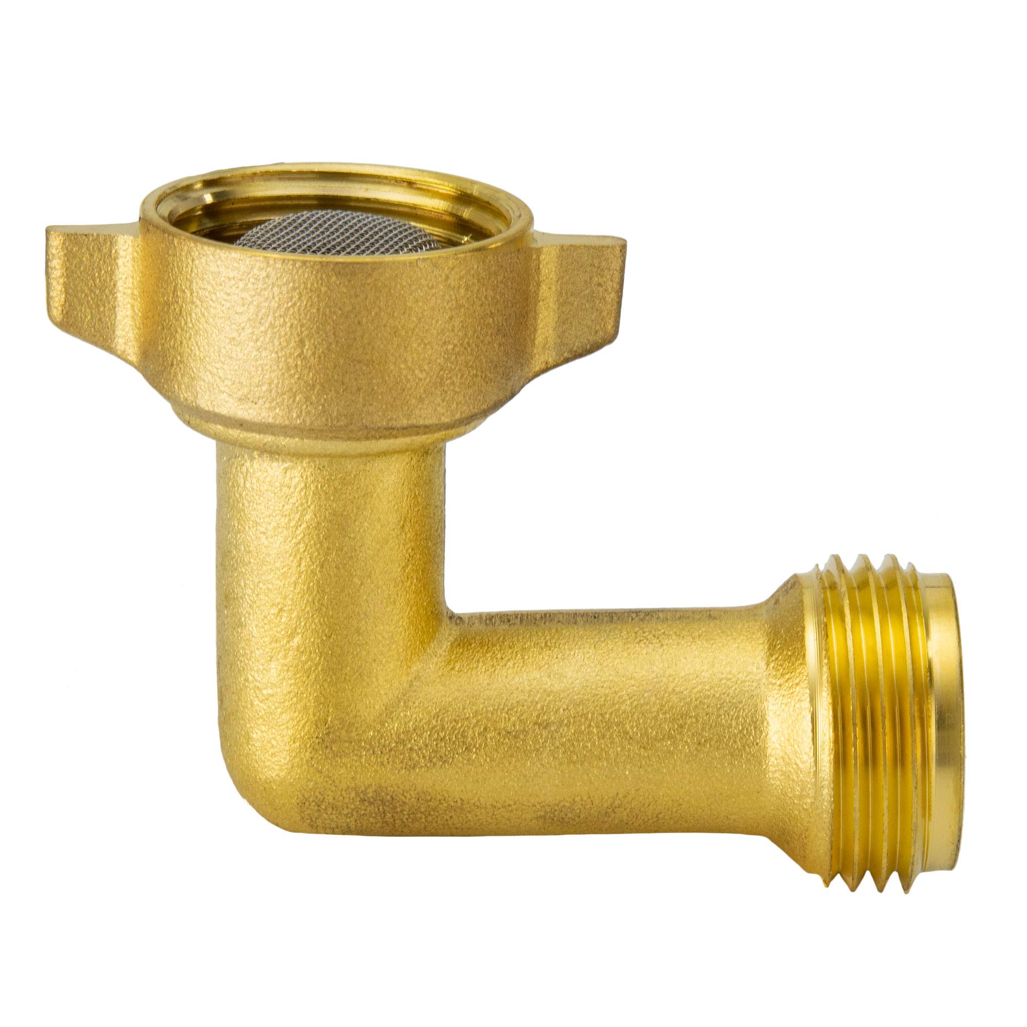 Mua RecPro RV 90 Degree Hose Elbow with Mesh Strainer | Solid Brass ...
