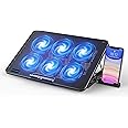 Amazon.com: LIANGSTAR Laptop Cooling Pad, Laptop Cooler with 6 Quiet ...