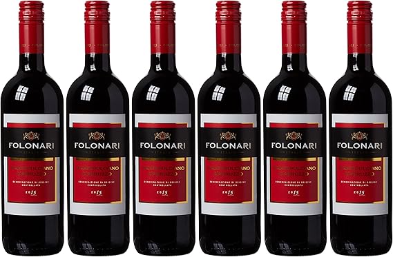 Folonari Montepulciano D'Abruzzo Red Wine, 75 cl, Case of 6: Amazon.co ...