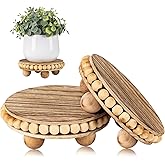 Amazon.com: ORBEIN 3pcs Round Wood Riser - Plant Risers Stand for Decor ...