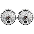 Amazon.com: VEVOR 18 Inch Wall Mount Fan, 3-Speed IP44 Waterproof ...