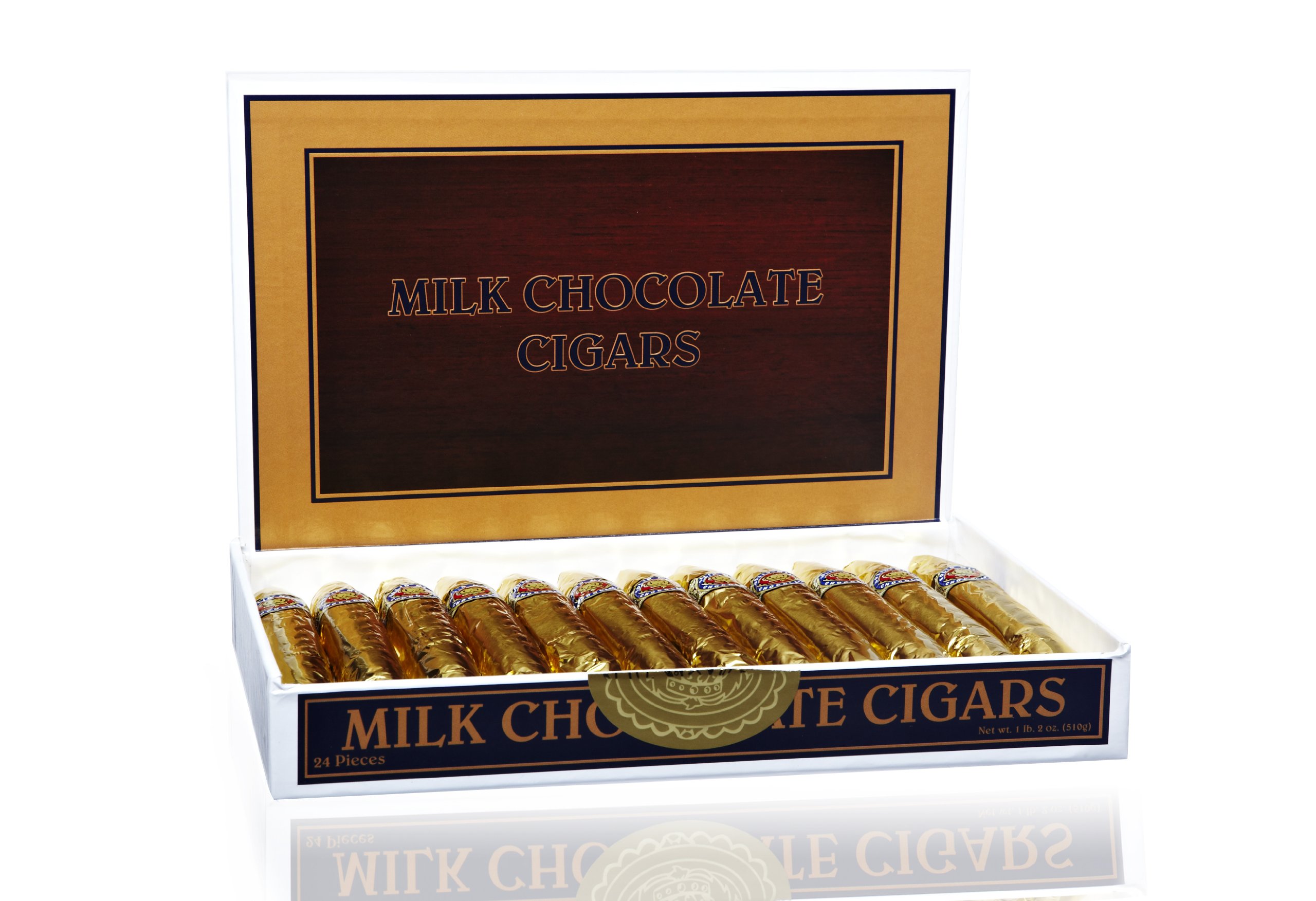 Mua FavorOnline Solid Premium Milk Chocolate Cigars, 24 Ounce Box, Gold ...