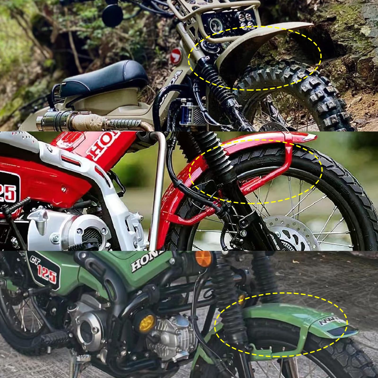 Front Fender Lift Kit For Honda CT125 CT 125 Trail 125 Hunter Cub 2020 ...