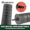 Quadratec Tailgate Spare Tire Bump Stop Kit - Fits Jeep Wrangler JK ...