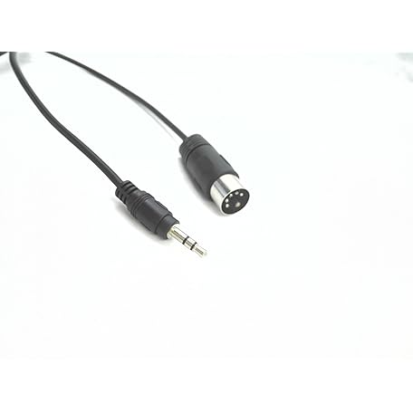 Mua 5-Pin DIN-Male Cable, 5 Pin Din Plug to 3.5mm(1/8in) TRS Stereo ...