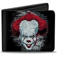 Amazon.com: Buckle-Down Men's Horror Movies Wallet, Bifold, It Chapter ...