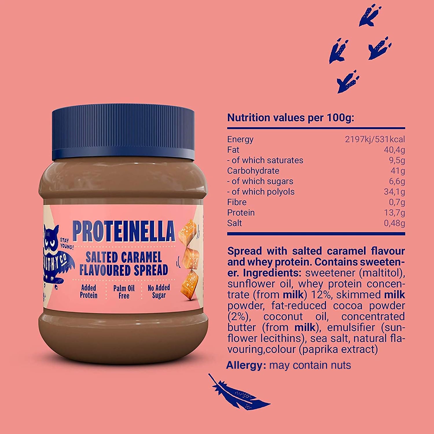 HealthyCo – Proteinella Salted Caramel 400g A Healthy Snack with No ...