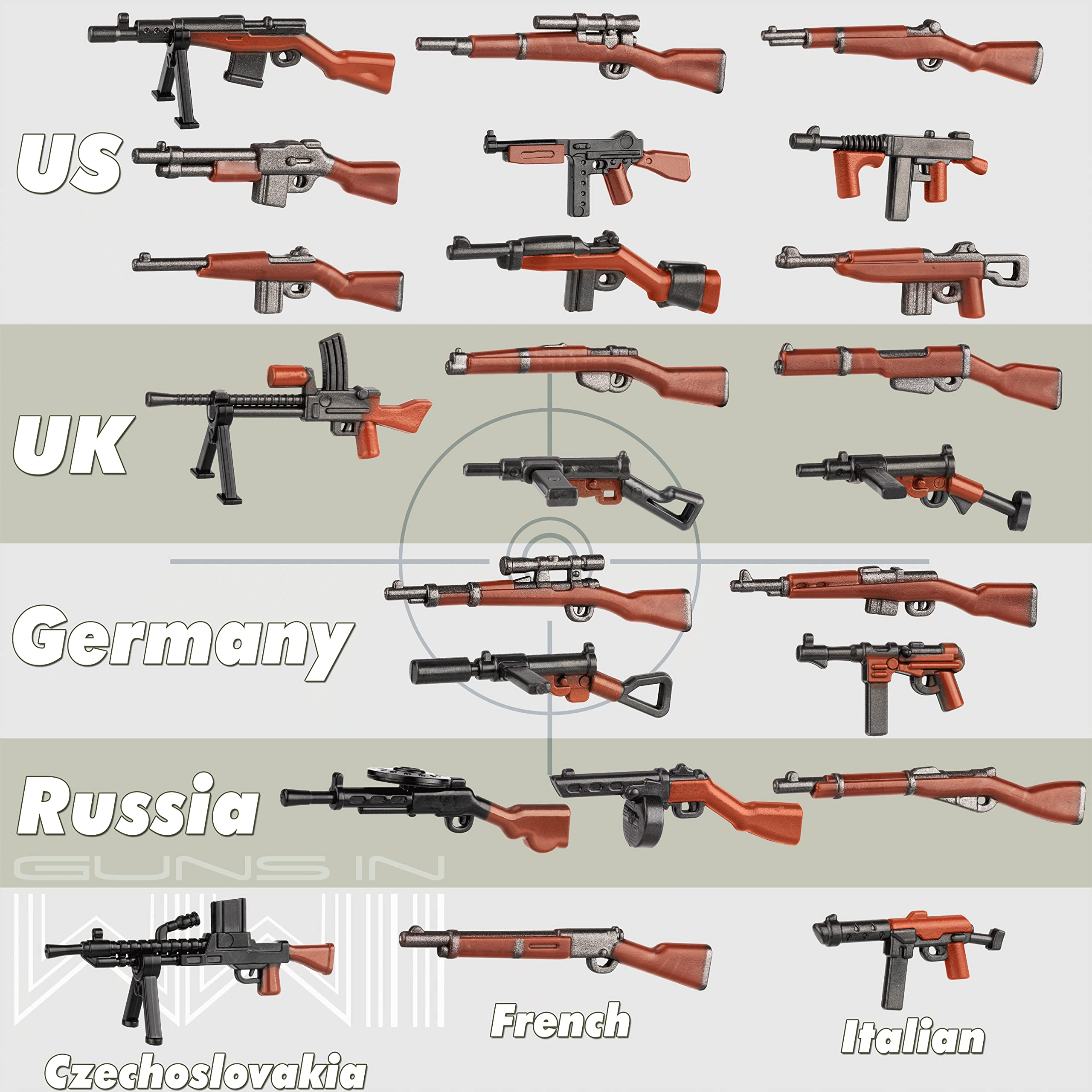 Mua WW2 Toy Soldiers Figures Army Battle Toy Set- WWII Weapon Battle ...