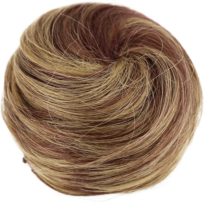Prettyshop Hairpiece 100% genuine human hair, bun hair piece, hair ...