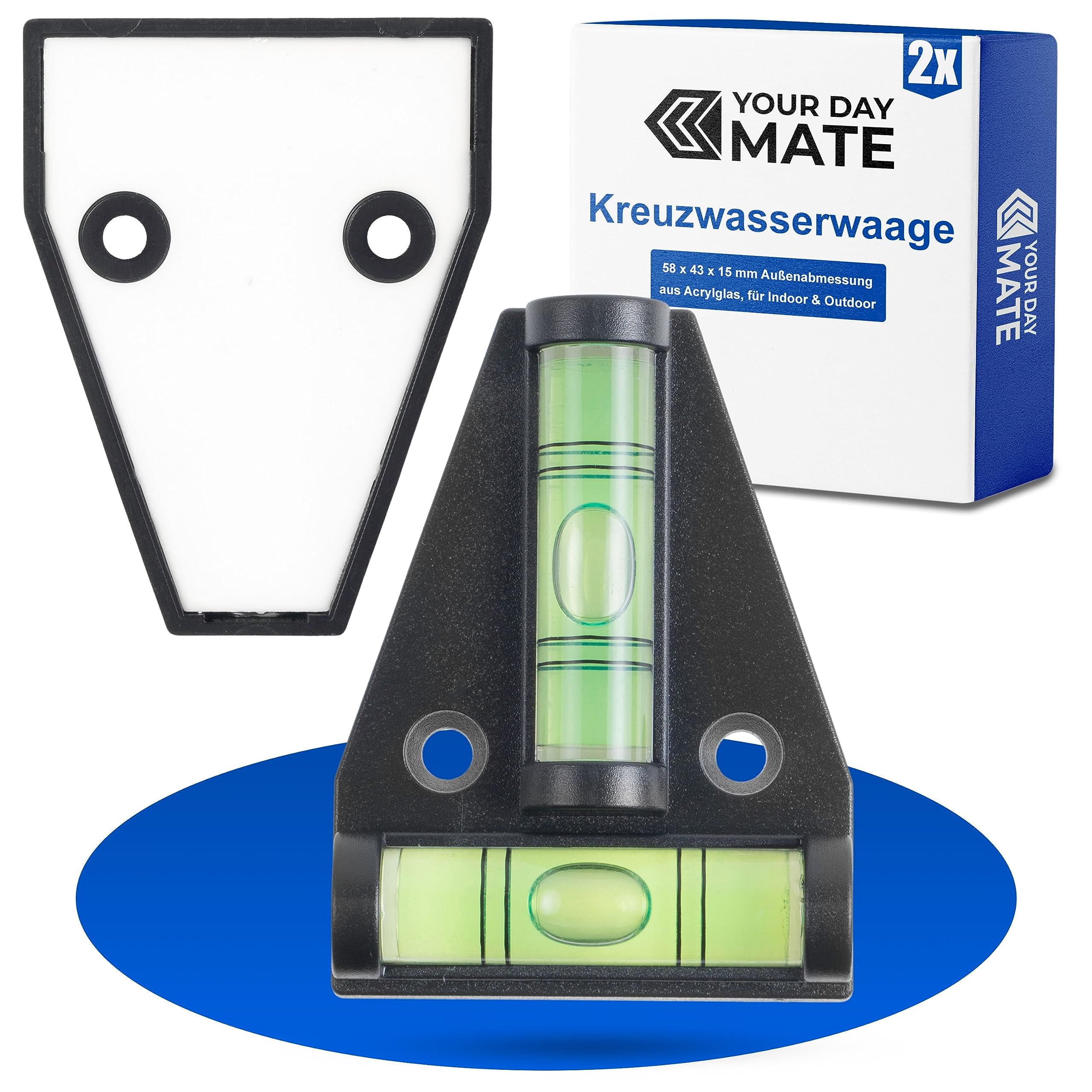 Mua T-spirit Level, 2 Pack, Handy Cross Spirit Level, Small Pyramid ...