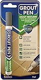 Grout Pen Dark Grey - Revives & Restores TILE GROUT: Amazon.co.uk: DIY ...