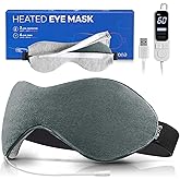 Amazon.com: YFONG Heated Eye Mask, Warm Eye Compress Mask for Dry Eyes, USB Electric Eye Heating ...