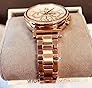 Michael Kors Damen Chronograph Quarz Uhr mit Edelstahl Armband MK6576 ...