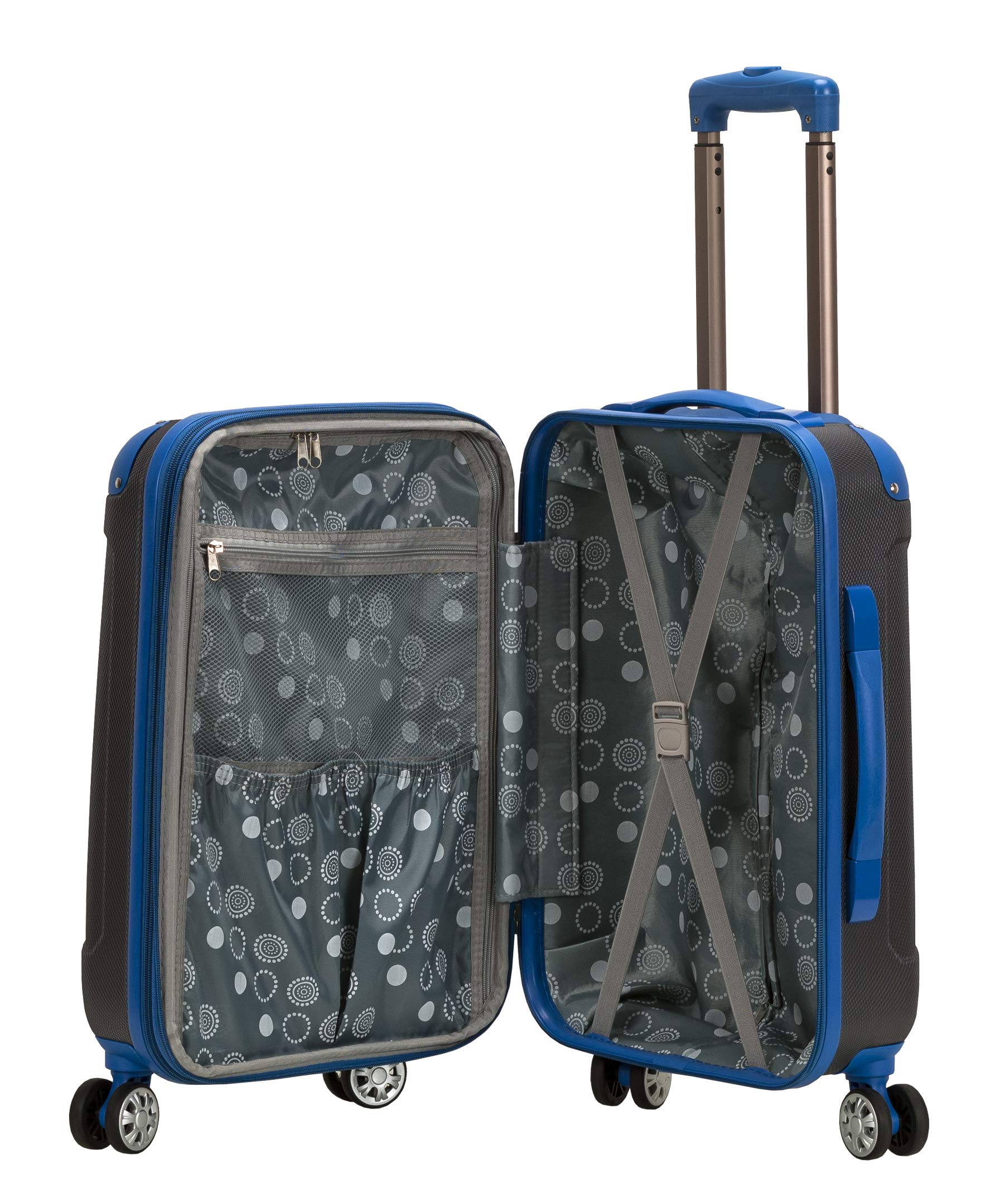 Mua Rockland London Hardside Spinner Wheel Luggage, Two Tone Grey ...