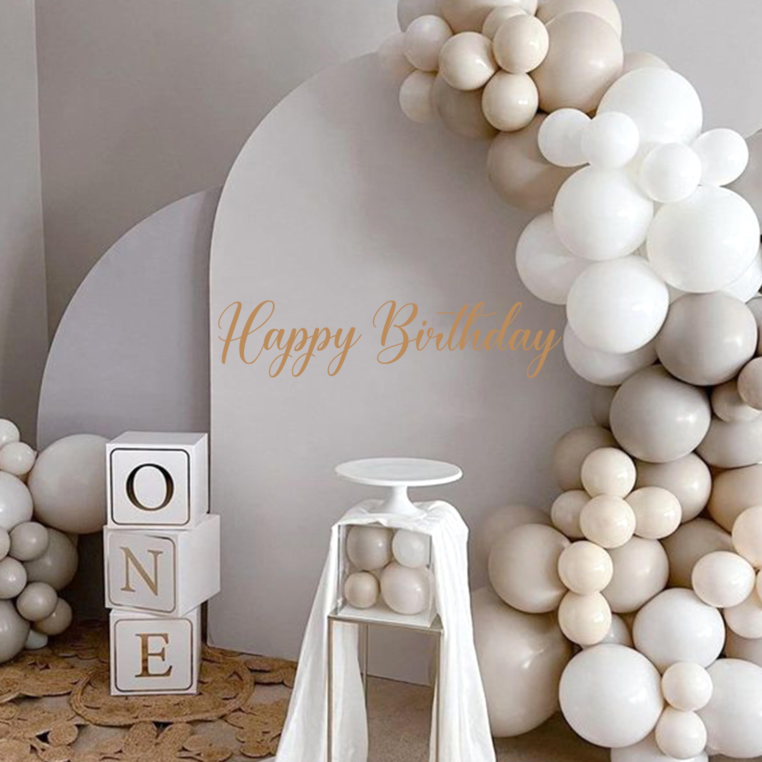Mua ZAIBIANHAO Happy Birthday Decal for Balloon Arch,Balloon Arch ...