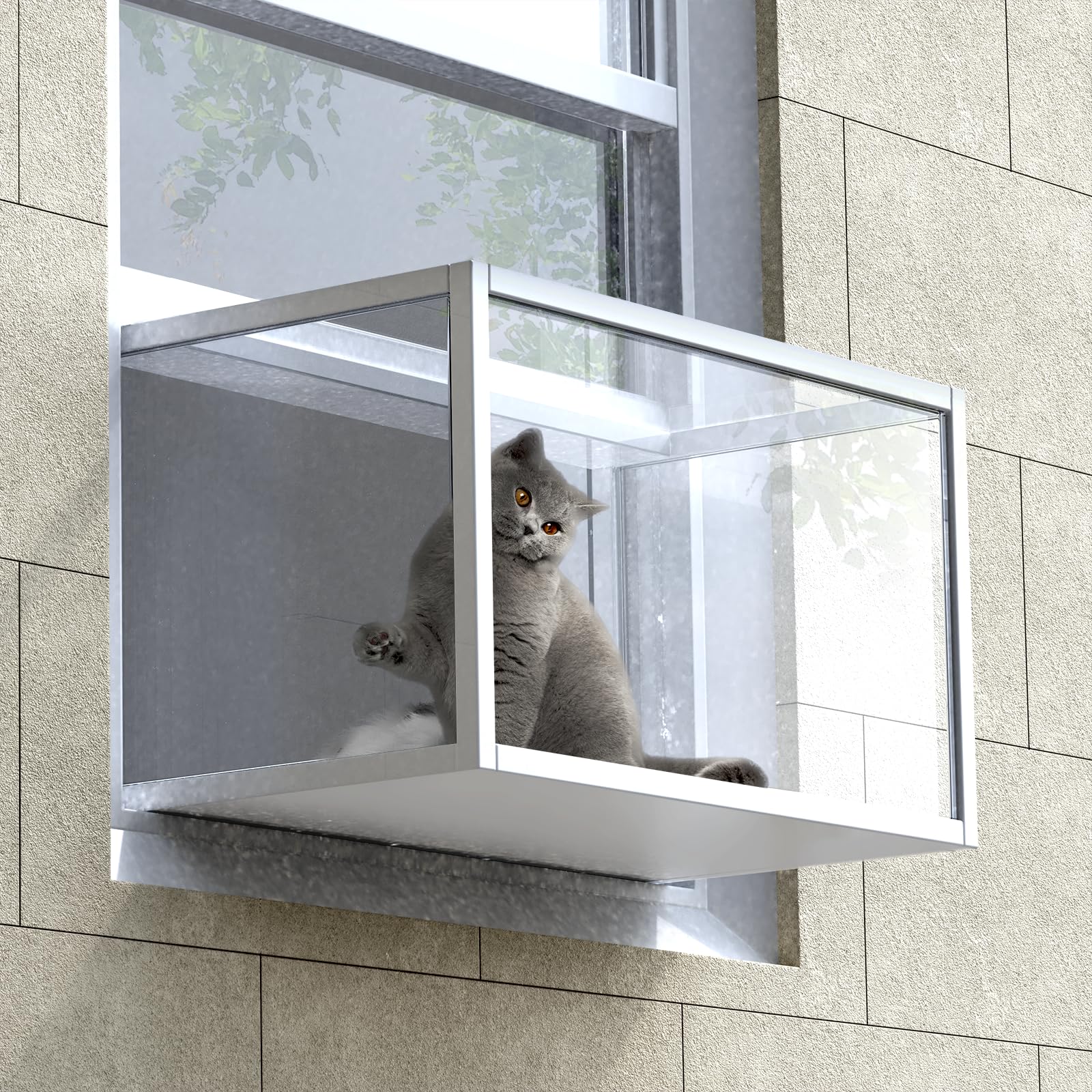 Window cat Perch Catio. Cat Window Box. Wood Window Catio. Cat Catio ...