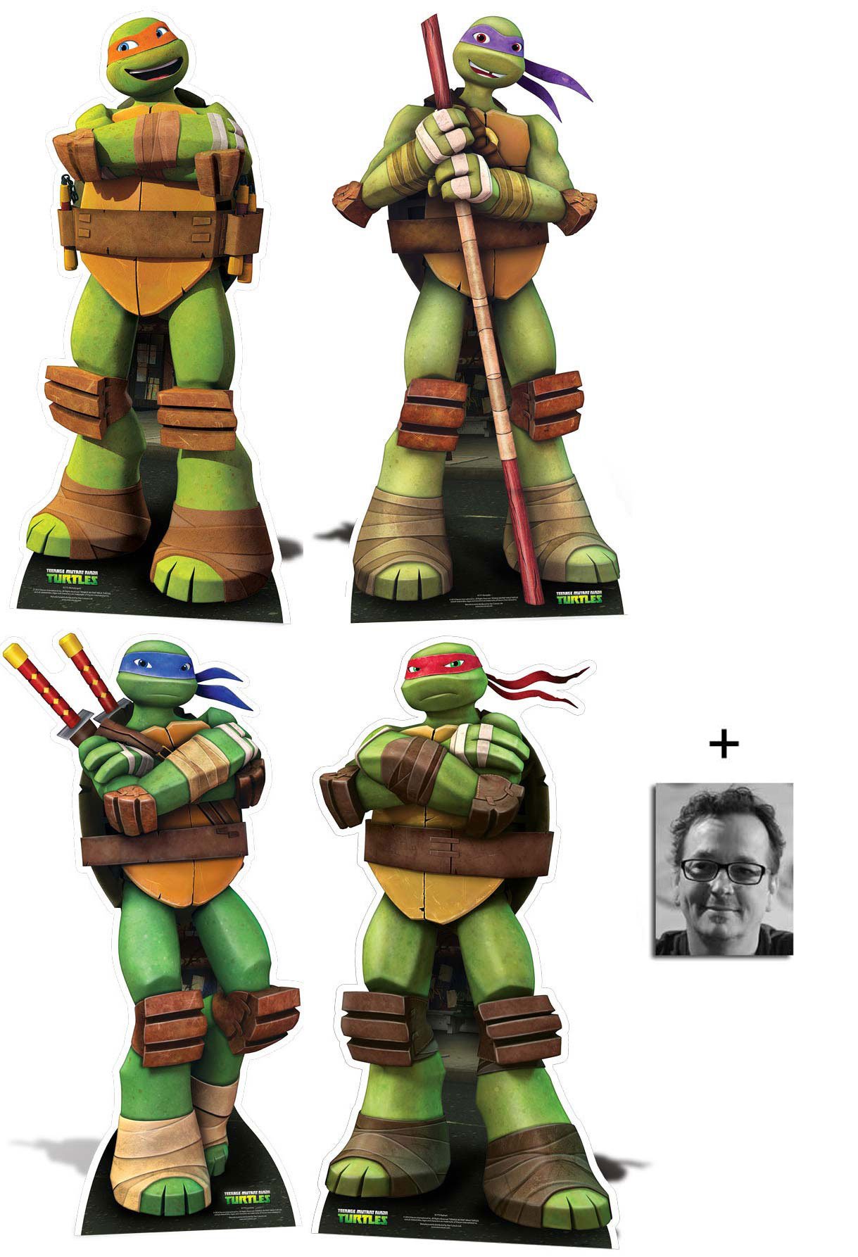 Fan Pack - Teenage Mutant Ninja Turtles Lifesize Cardboard Cutout ...