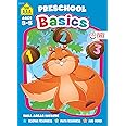 Amazon.com: School Zone - Preschool Basics Workbook - 64 Pages, Ages 3 ...