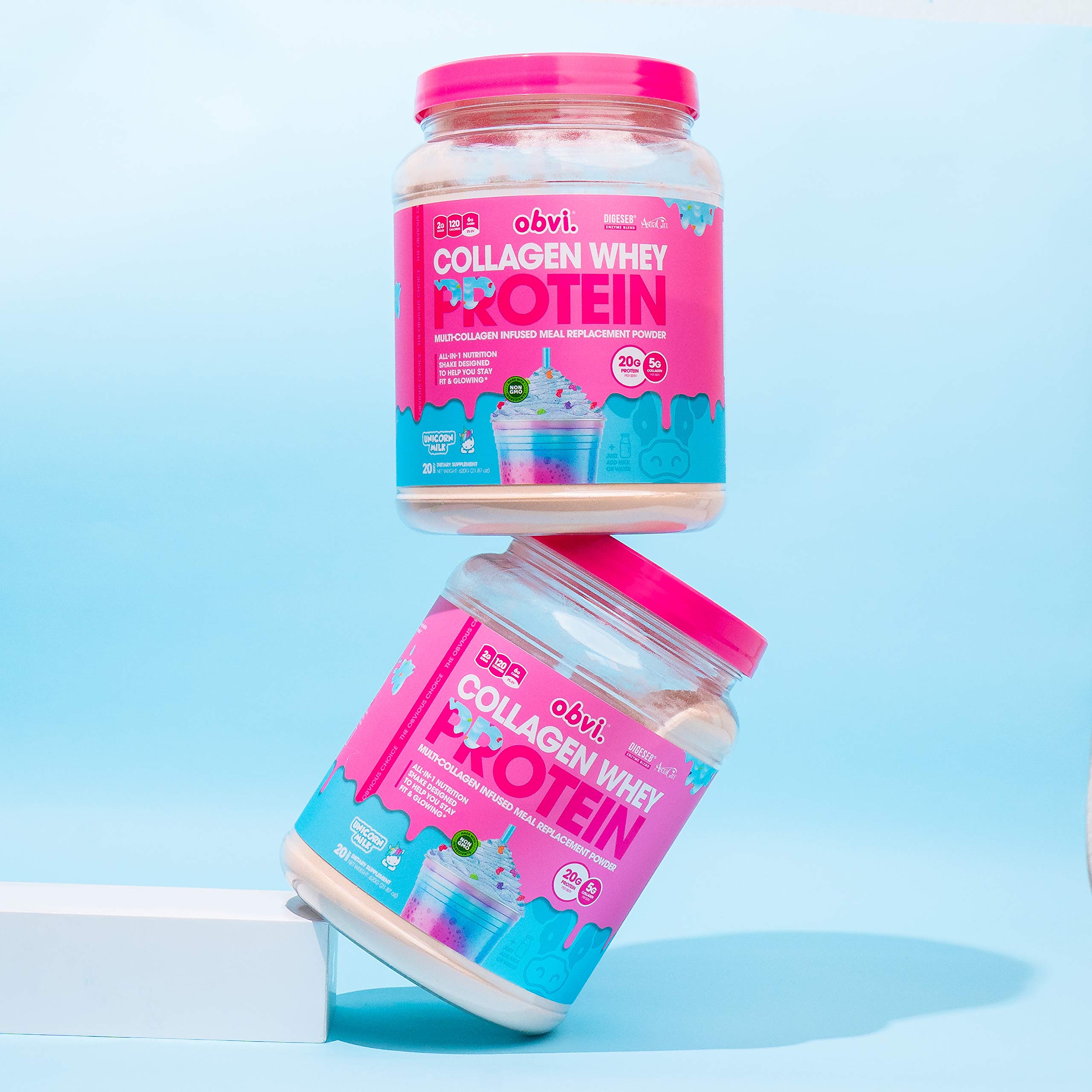 Mua Obvi Collagen Whey Protein Powder | Post Workout Shake, Supports ...