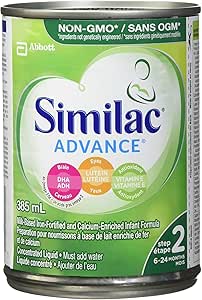Similac Advance Step 2 Non-GMO Baby Formula, Concentrated Liquid, 12 x ...