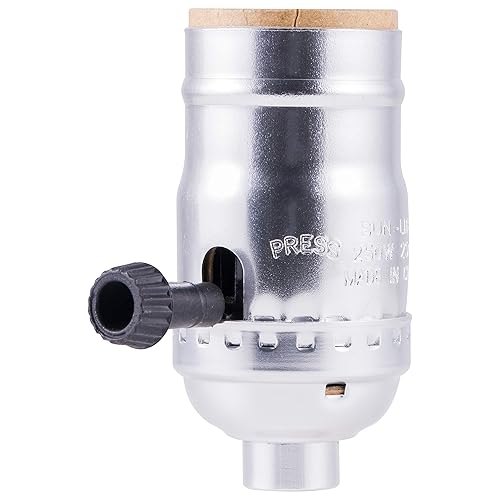 Power Gear 3-Way Lamp Socket, Medium Base, Turn for Low-Medium-High ...