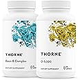 Amazon.com: THORNE Basic B Complex (60 Capsules) & Vitamin D-5000 (60 Capsules) Bundle ...