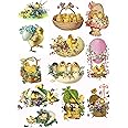 Amazon.com: Victorian Easter Chicks and Eggs Collage Sheet #104