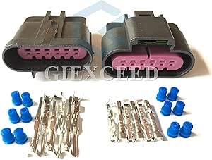 Amazon.com: 2 Sets GT 6 Pin Waterproof Female Male Auto Connector ...