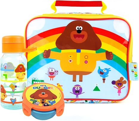 Hey Duggee Lunch Bag, Bottle and Snack Pot Kids Set: Amazon.co.uk ...